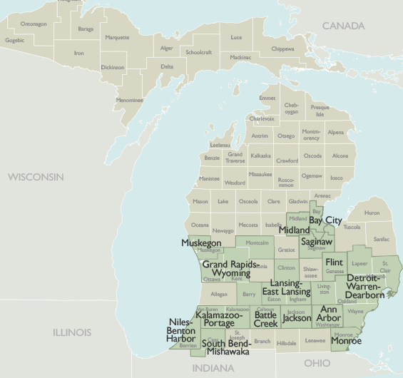 Metro Area Zip Code Maps Of Michigan ZIPCodeMaps Metro Area Zip Code Maps Of Michigan ZIPCodeMaps